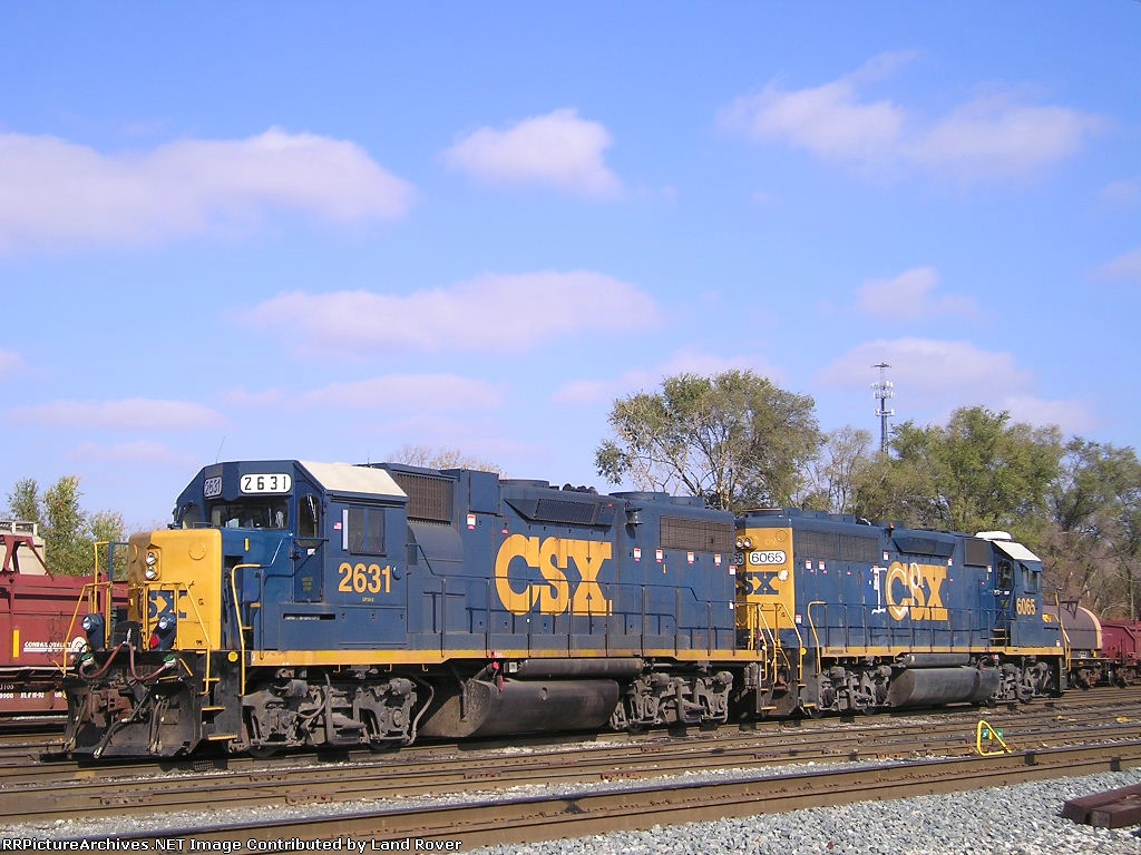 CSXT 2631 & CSXT 6065 On CSX Y 101